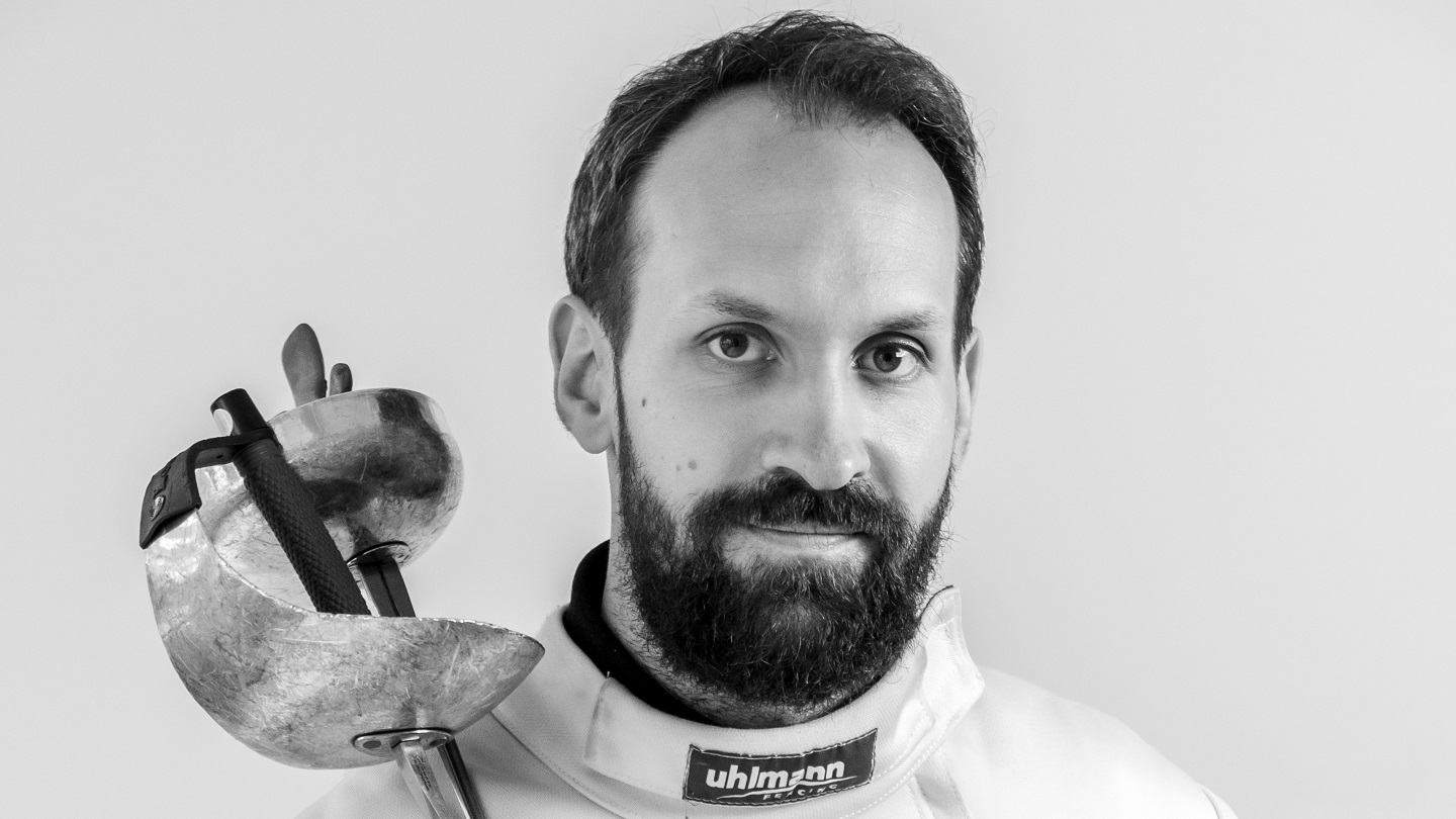 The medal-winning sabre fencer who works at Danske Bank