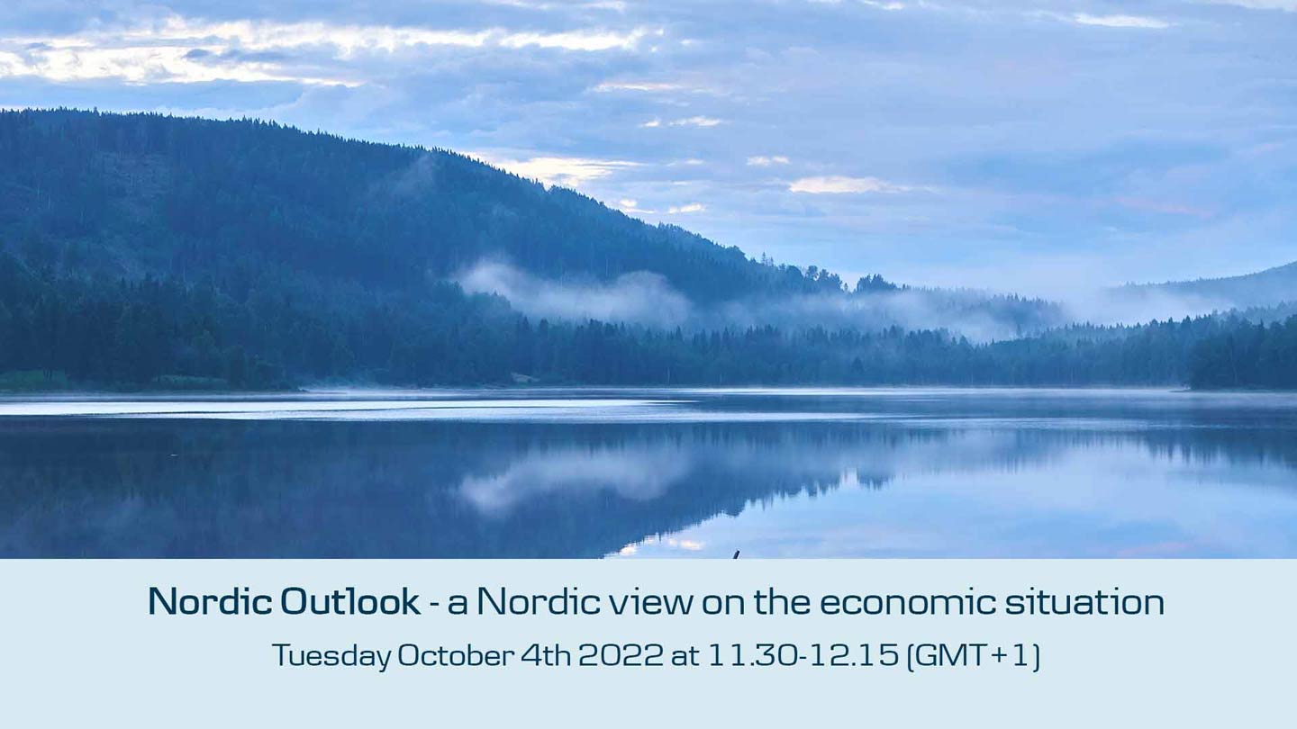 Webinar: Nordic outlook - a Nordic view on the economic situation